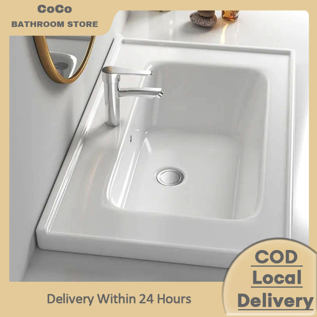 Lavatory Basins Ceramic Wash Basin Countertop Washbasin Household Small ...
