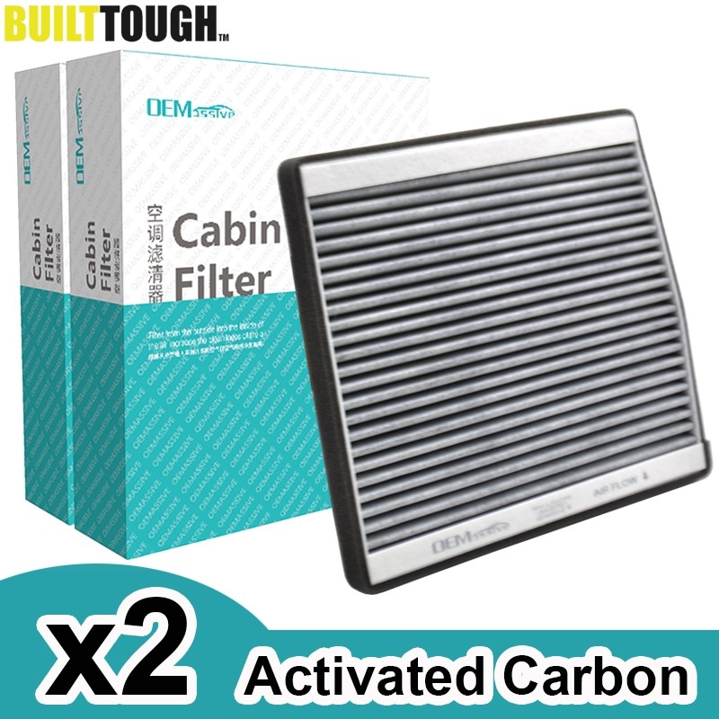 ♀2x Car Pollen Cabin Filter Activated Carbon For Volvo C70 Convertible ...