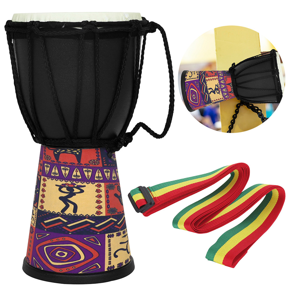 】4 In African Drum Bongo Drum Professional Wood African Drum Handmade ...