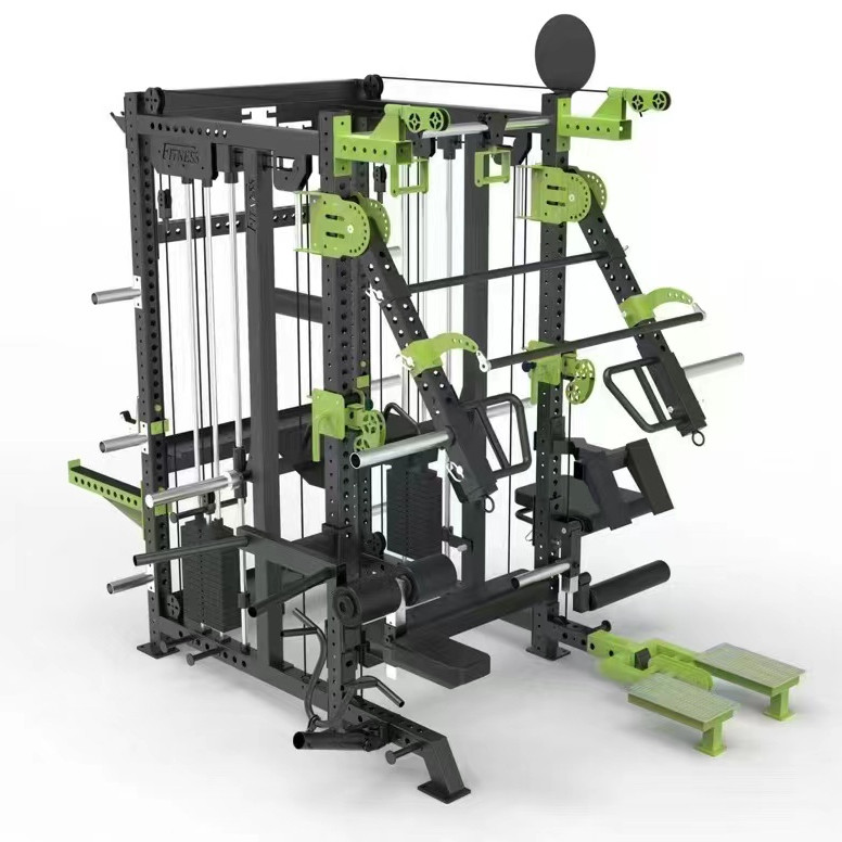 Gym Multi functional Strength Training Power Cage Deep Squat Frame with ...