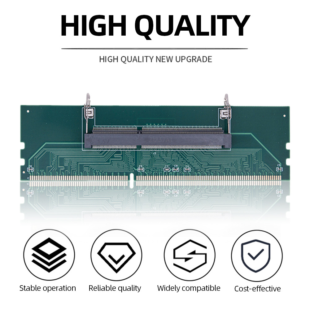 Ddr3 Ddr4 Ddr5 Laptop To Desktop Memory Adapter Card So Dimm To Pc Dimm