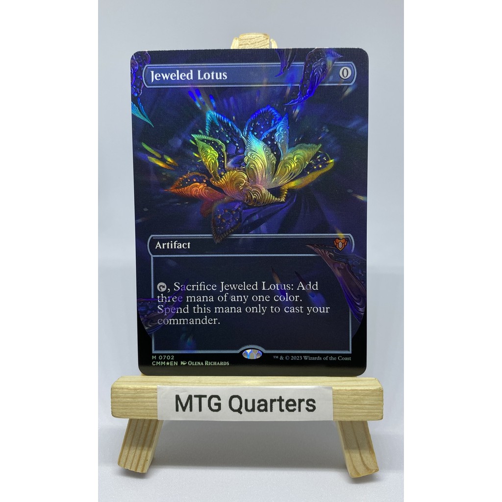 MTG Proxy Card - Jeweled Lotus (Borderless Foil) | Commander Masters ... MTG Proxy Card - Jeweled Lotus (Borderless Foil) | Commander Masters ...