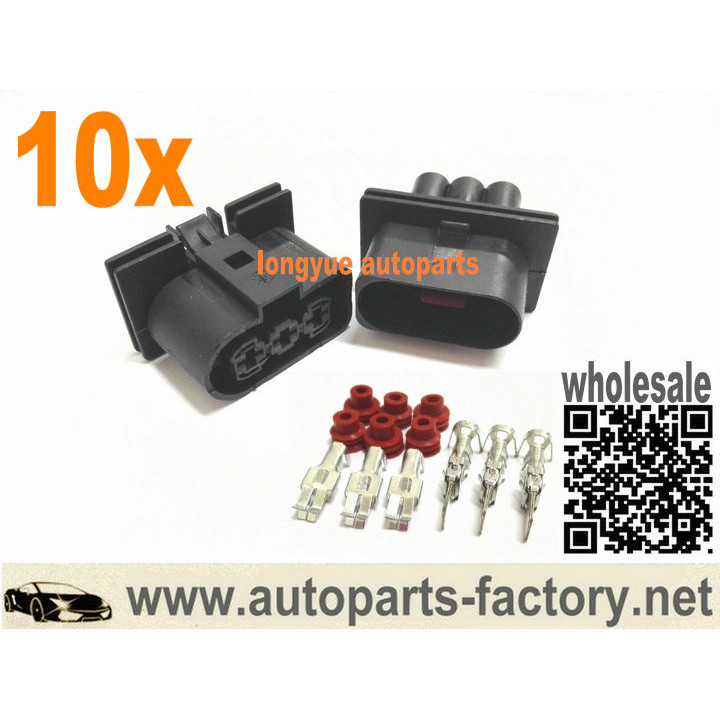 Longyue 10set Fans Connector Plug for VW Jetta Golf GTI MK4 Beetle Audi ...
