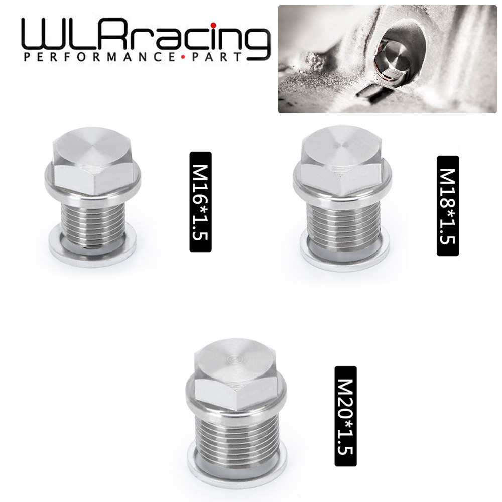 M16x1.5 M18x1.5 M20x1.5 Stainless Steel Magnetic Oil Drain Plug &Oil Drain Sump Nut For Most BM ...