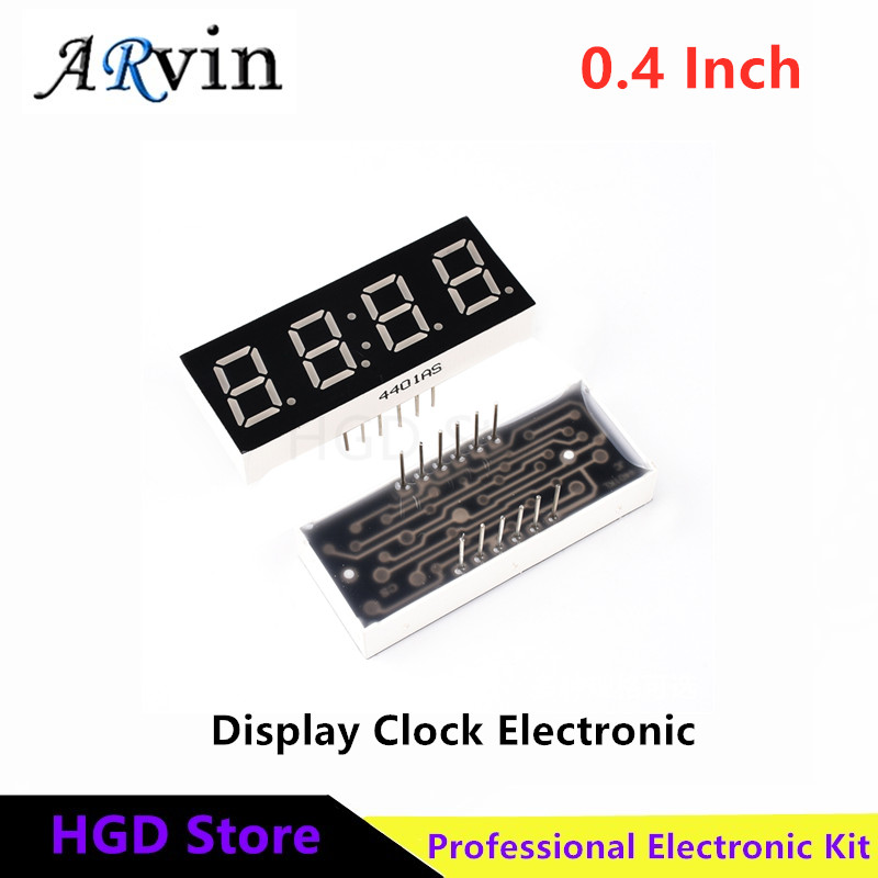 5Pcs 0.4 0.56 Inch 7 Segment LED 4 Bit Red Digital Tube Common Anode ...