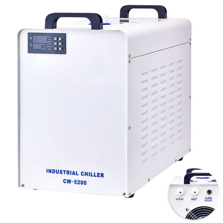 ☮110V/220V CW-5200 Industrial Water Chiller Cooler For CO2 Laser ...