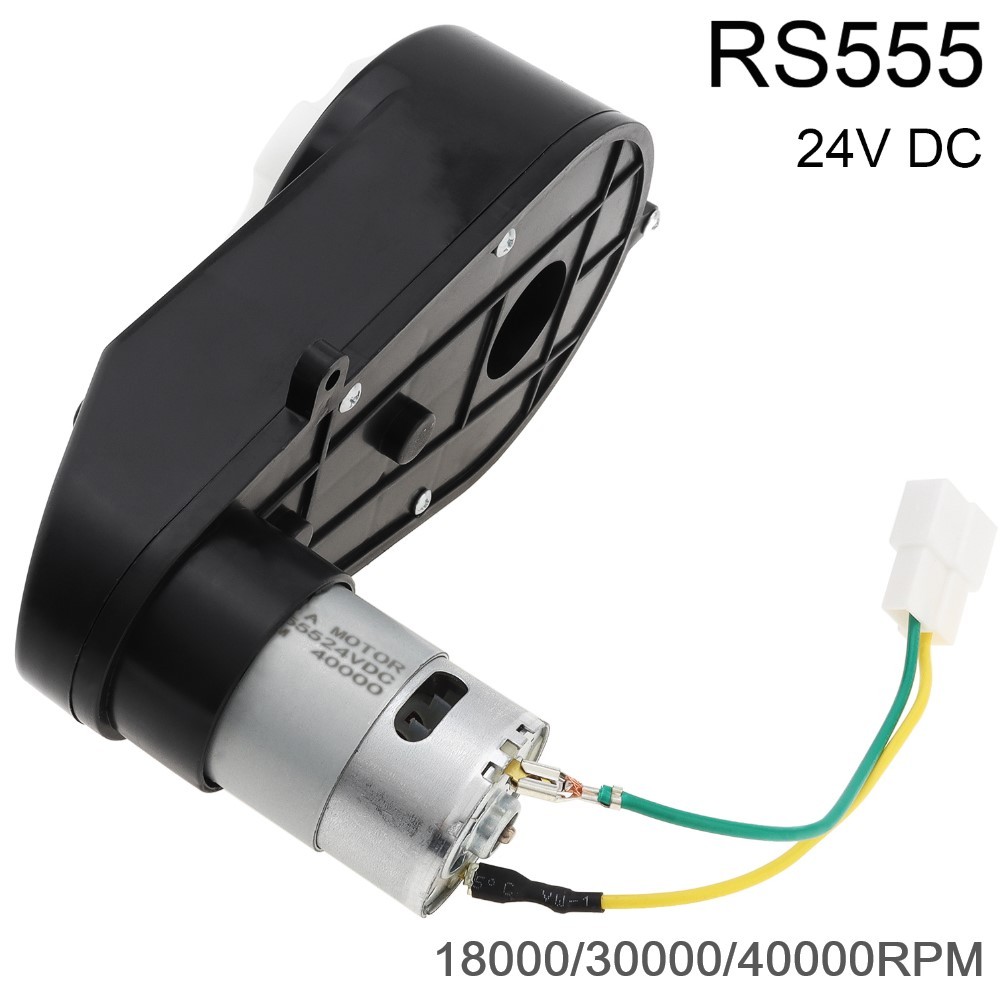 ♠RS555 24V DC Motor Gearbox Kids Toy Car Wheels Electric Motor High ...