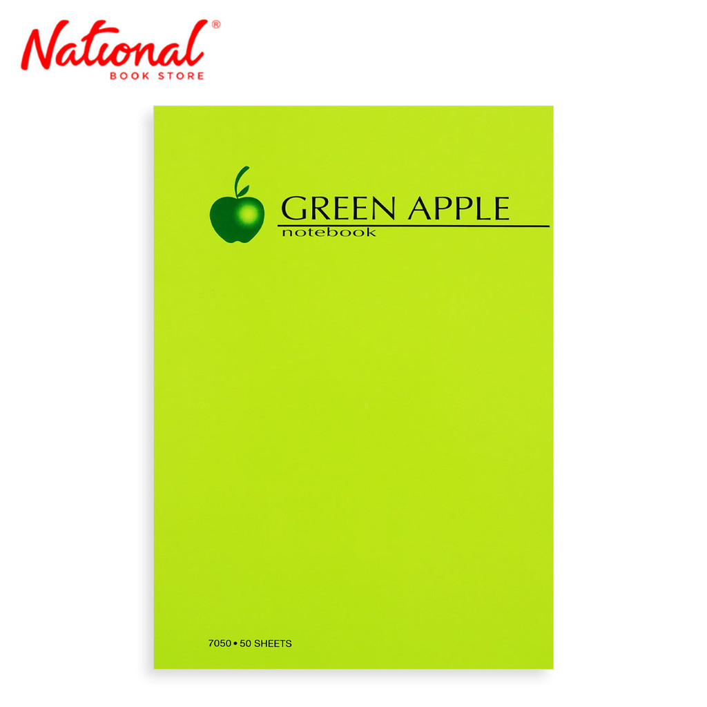 Green Apple Padded Notebook 7x10 inches - School Supplies | Shopee ...
