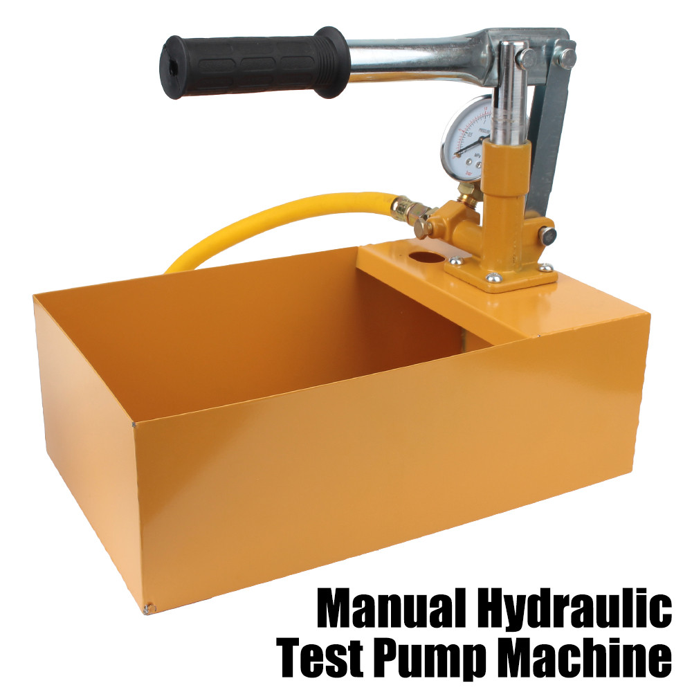 ♡2.5MPa Pressure Test Pump Manual Hydraulic Test Pump Machine Oil Test ...