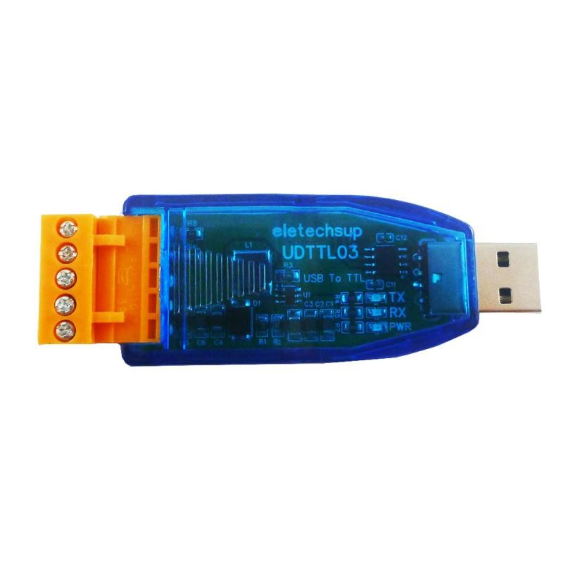 ~12V 5V VCC Output USB to RS485 RS232 TTL Converter UART PC COM Serial ...