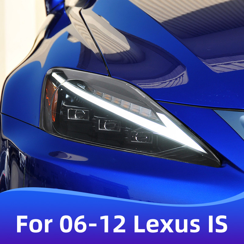 ღFor 2006-2012 Lexus IS headlight assembly upgrade new three-eye matrix ...