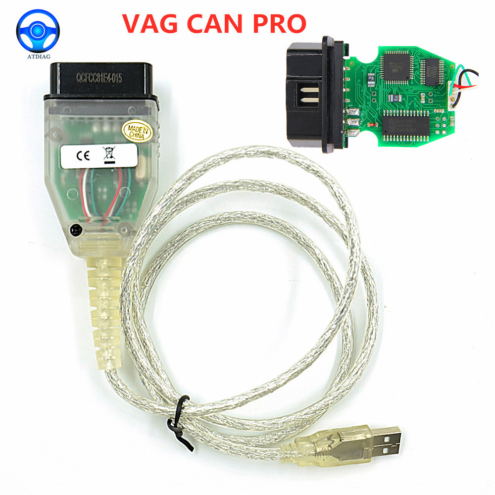 ♀Newest VAG CAN PRO V5.5.1 with FTDI FT245RL VCP OBD2 Diagnostic ...