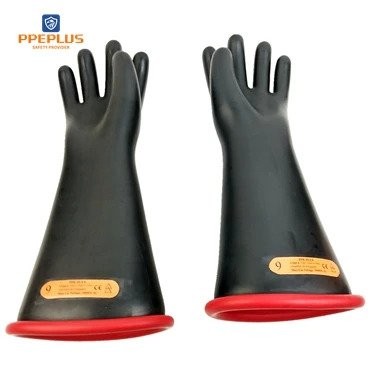 Class 4 Complies ASTM D120-09 Standards Straight Cuff 40KV Rubber ...