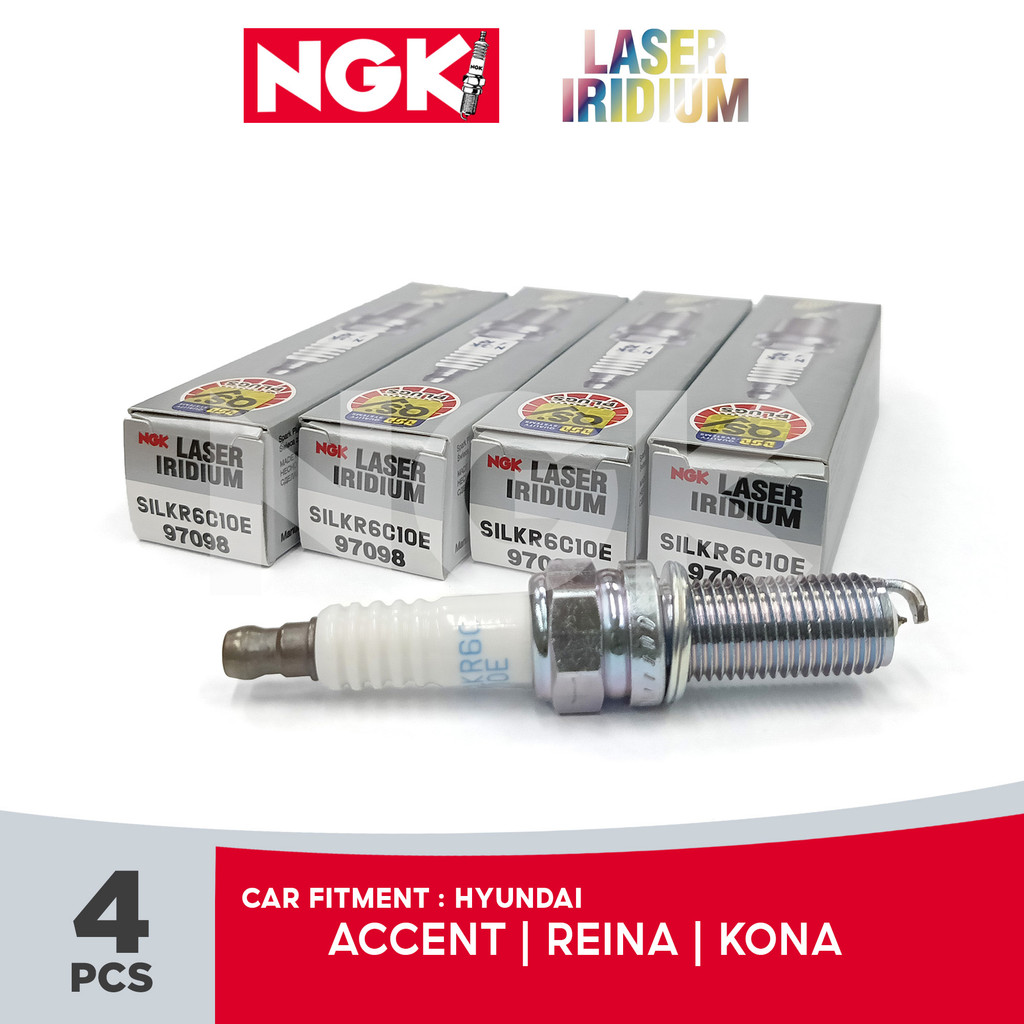 NGK Laser Iridium Spark Plug Hyundai Accent Gas / Reina / Kona 2018 ...