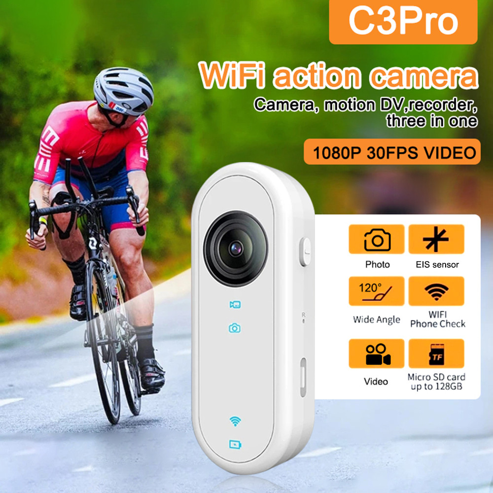 C3Pro HD 1080P WiFi Action Camera EIS Electronic Anti-shake Sport ...