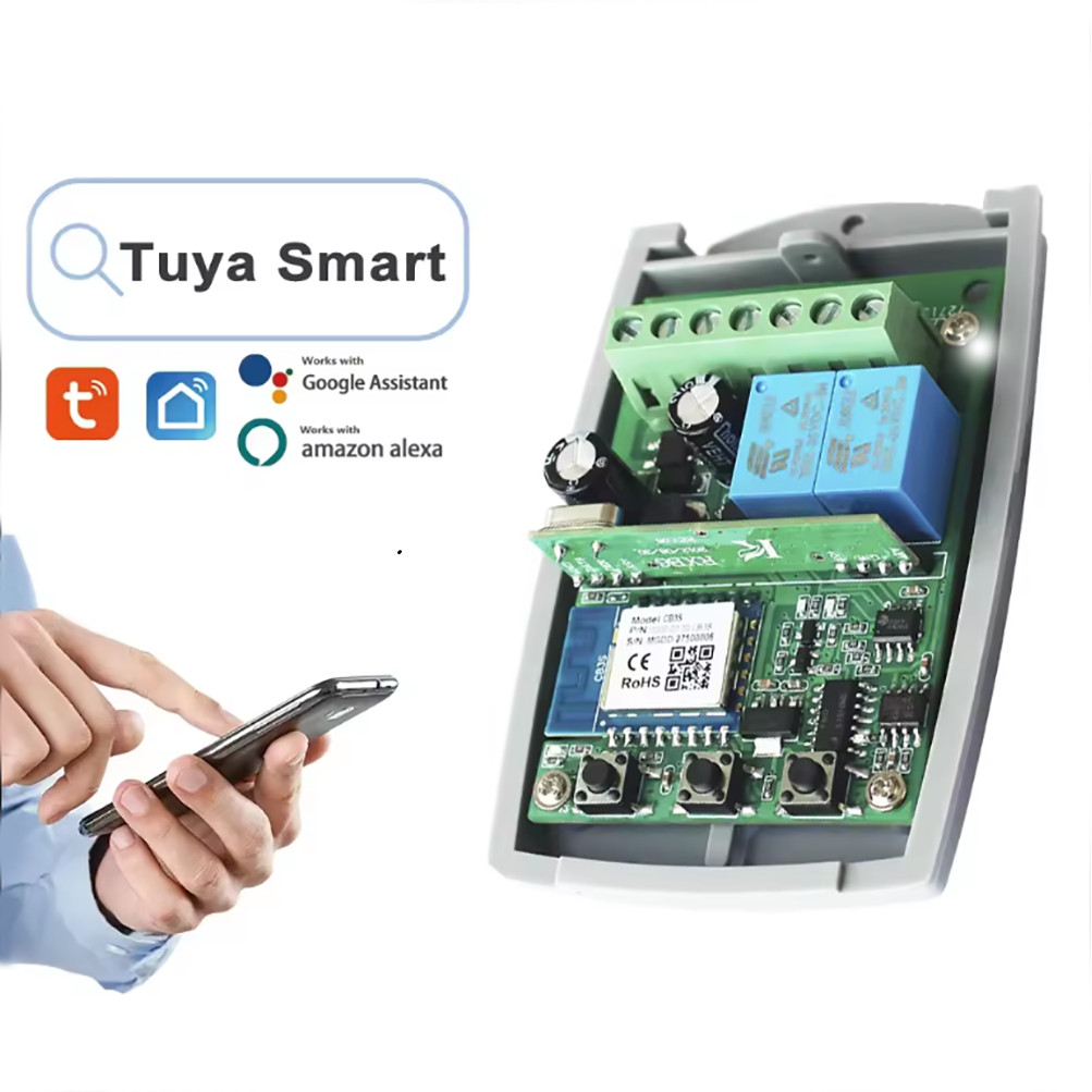 ~AC/DC7-32V Universal TUYA WIFI Garage Door Controller Smart WIFI Receiver for Sliding Door Comp ...