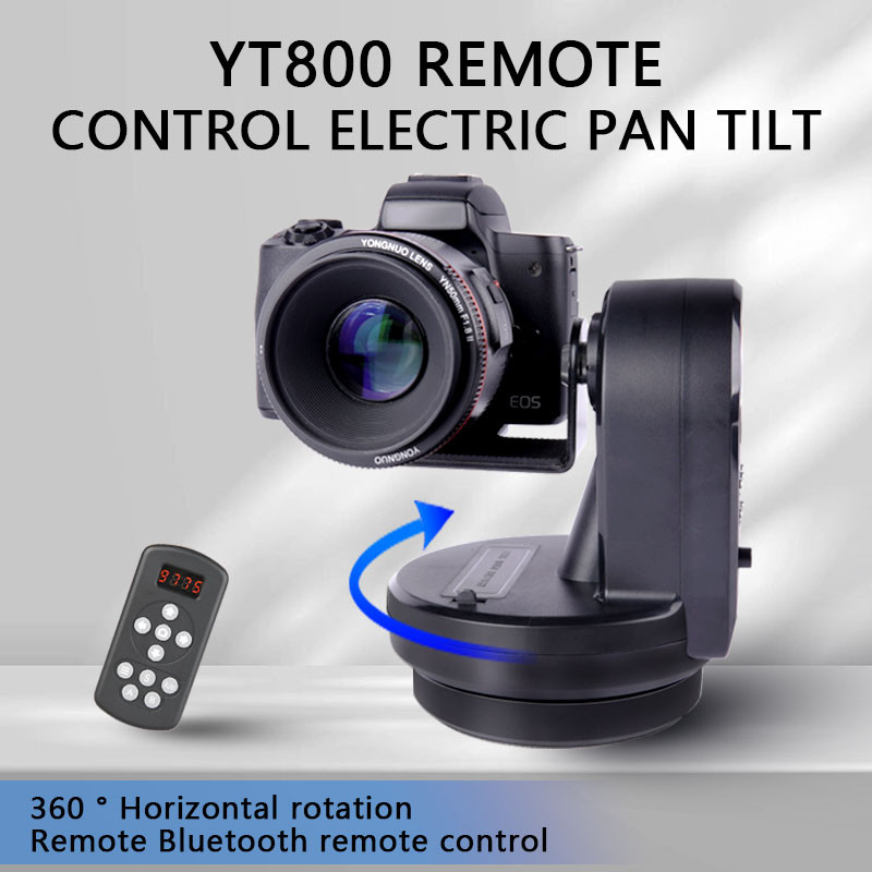 ⊰ZIFON YT-800 YT800 Panoramic Head Remote Control Pan Tilt Motorized ...