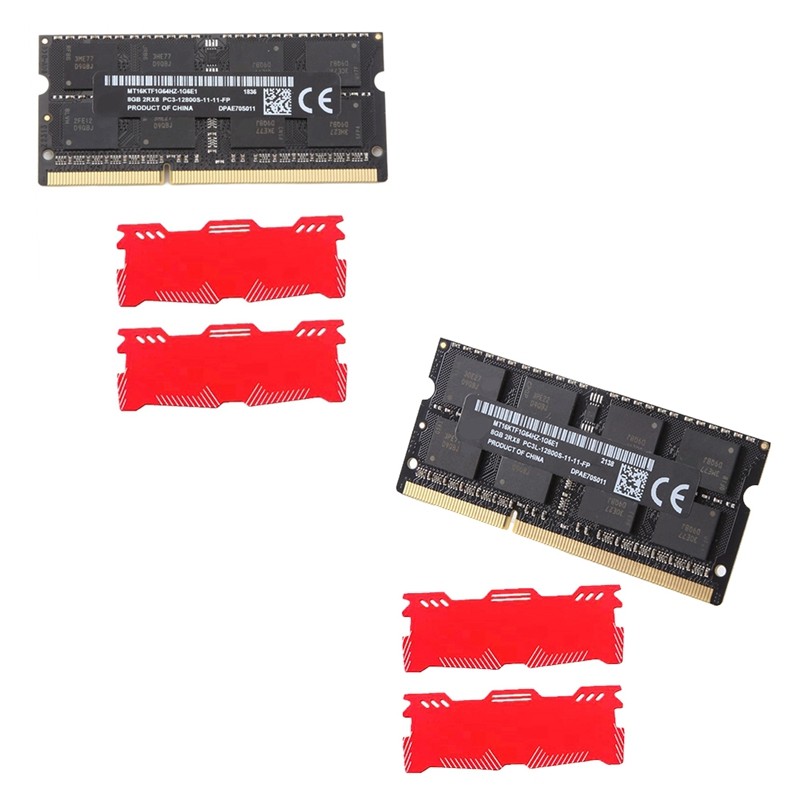 ♜For MT 8GB DDR3 Laptop Ram Memory+Cooling Vest 1600Mhz PC3-12800 204 ...