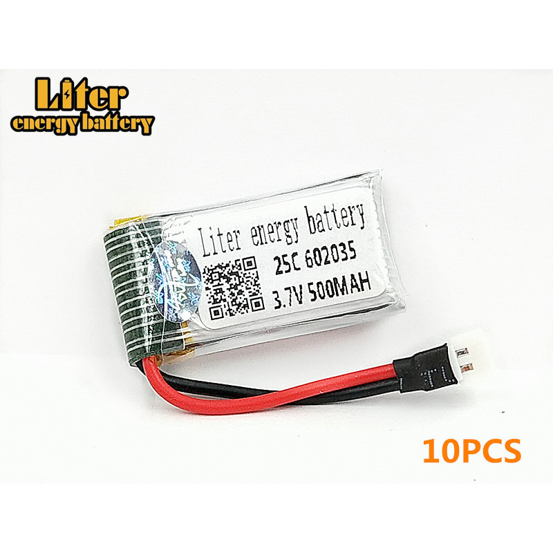 ⚡10pcs/lot Limskey Original H107 X4 H31 Spare Parts 3.7V 500mah 602035 ...