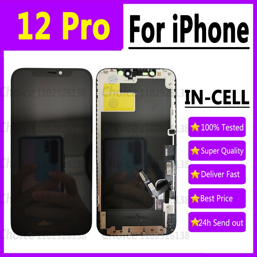 Incell LCD For iPhone 12 Pro Display Screen Touch Digitizer Sensor ...