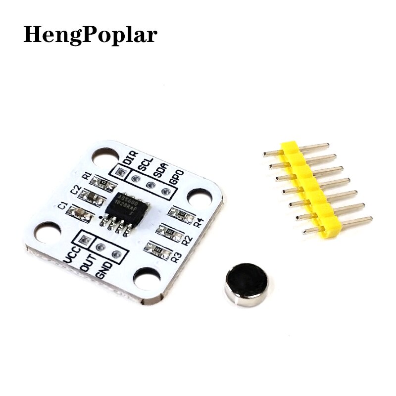 AS5600 magnetic encoder magnetic induction angle measurement sensor ...