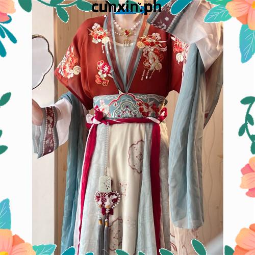 T Tang Made Yuzi Restoration Waist-Length Eight-Broken Skirt [Changle ...