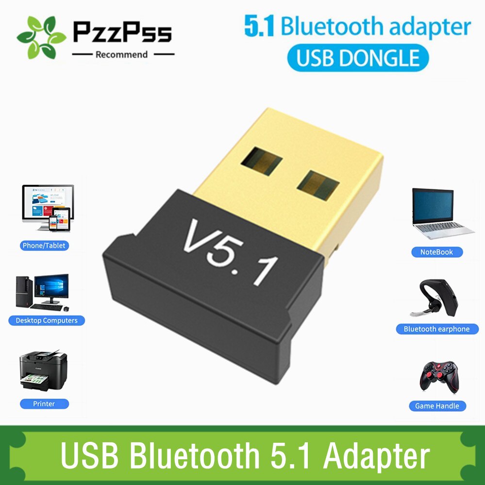 USB Bluetooth 5.1 Adapter Transmitter Receiver Bluetooth V5.1 Audio ...