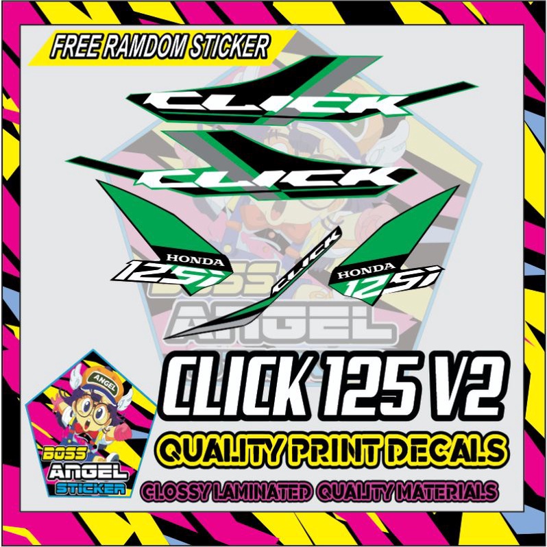 Honda Click 125i Version 2 Stock Decals | Shopee Philippines