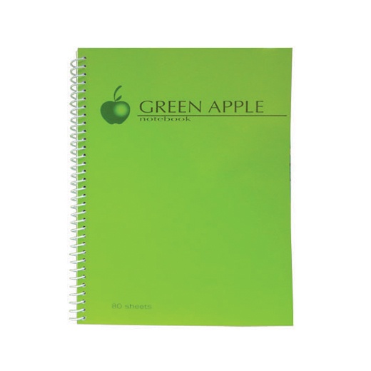 Green Apple Spiral Notebook G0780 80LVS 178x254mm | Shopee Philippines