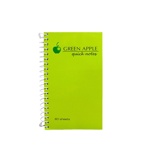 Green Apple Quick Notes Mini Notebook G-280 76x127mm | Shopee Philippines