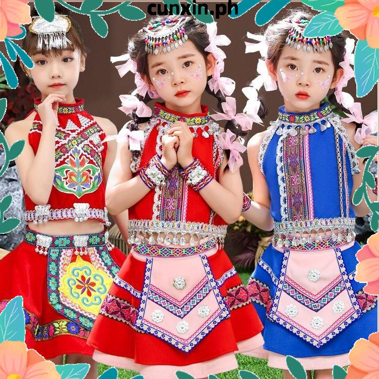 Hani Baby Minority Ethnic Costume Children Girls Boys Miao Ethnic ...