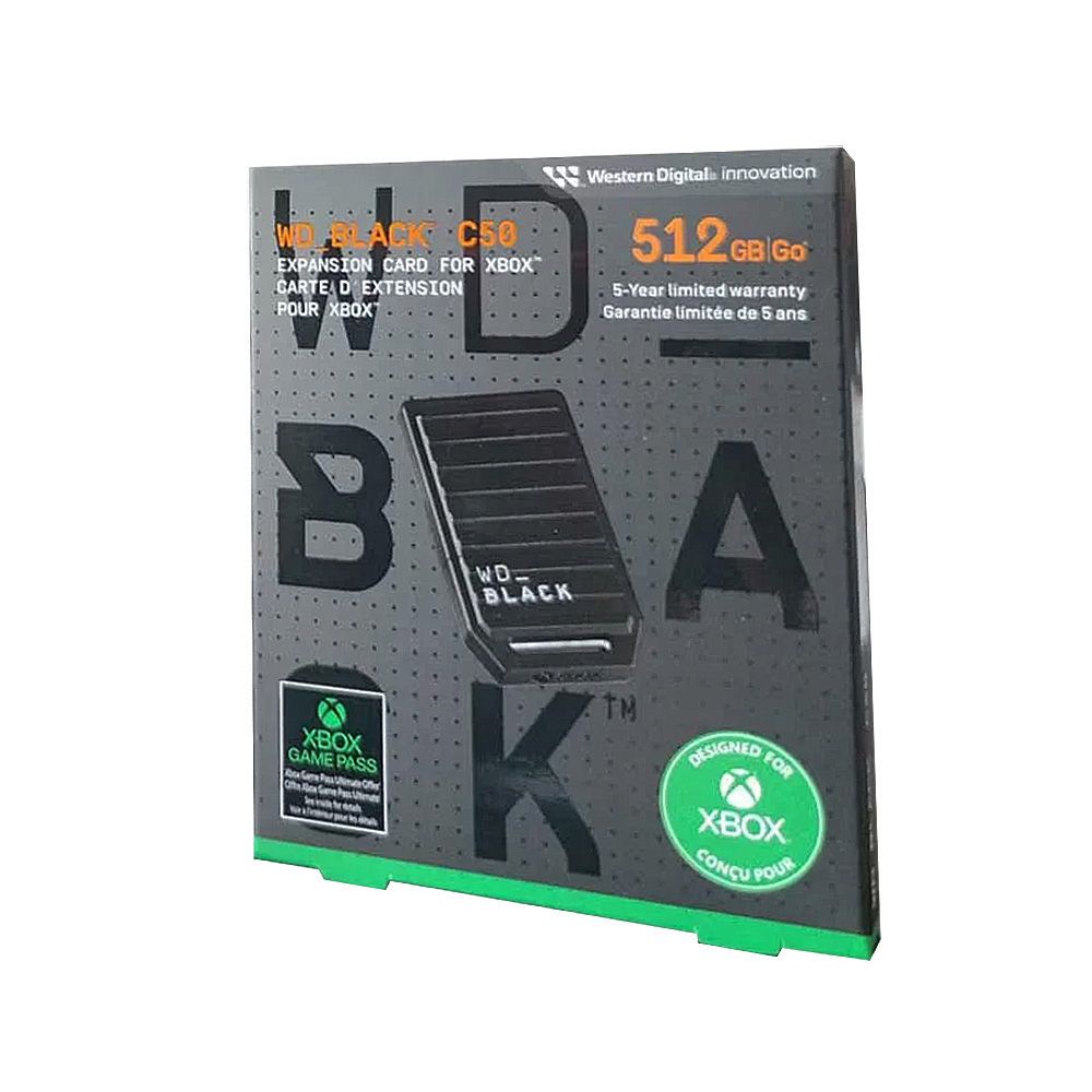 Western Digital 512GB WD_BLACK C50 Expansion Card for Xbox Series X|S ...