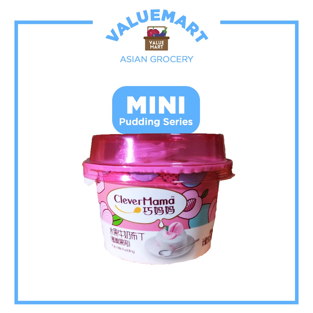 Clever Mama Milky Pudding Snack (Egg Pudding, Yogurt, Milk, Peach ...