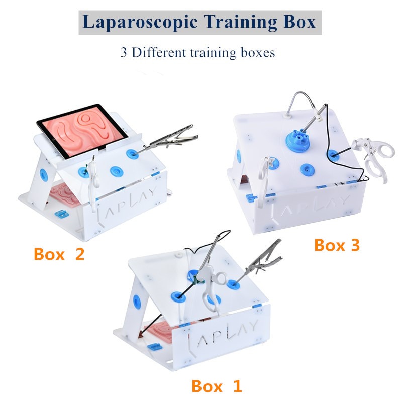 Laparoscopic Training Box Simulator Surgical Instruments Laparoscopy Surgical Trainer Student ...