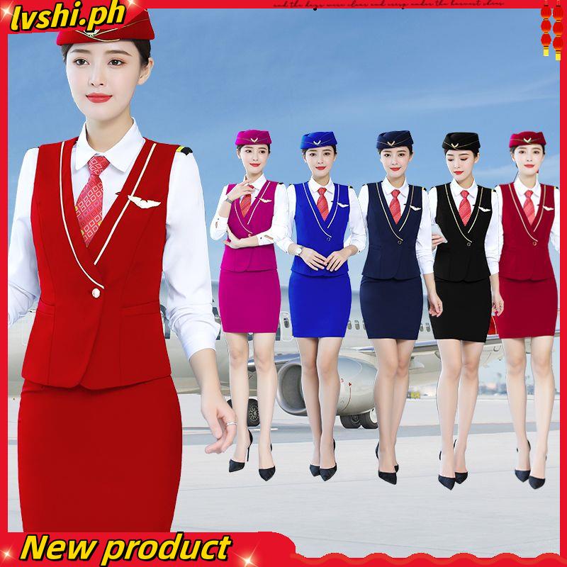 Stewardess High Speed Rail Service Uniform Professional Vest Female ...