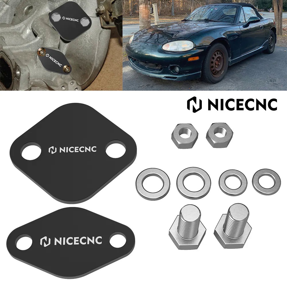 NiceCNC EGR Valve Exhaust Gas Recirculation Valve Block Off Plate Kit ...