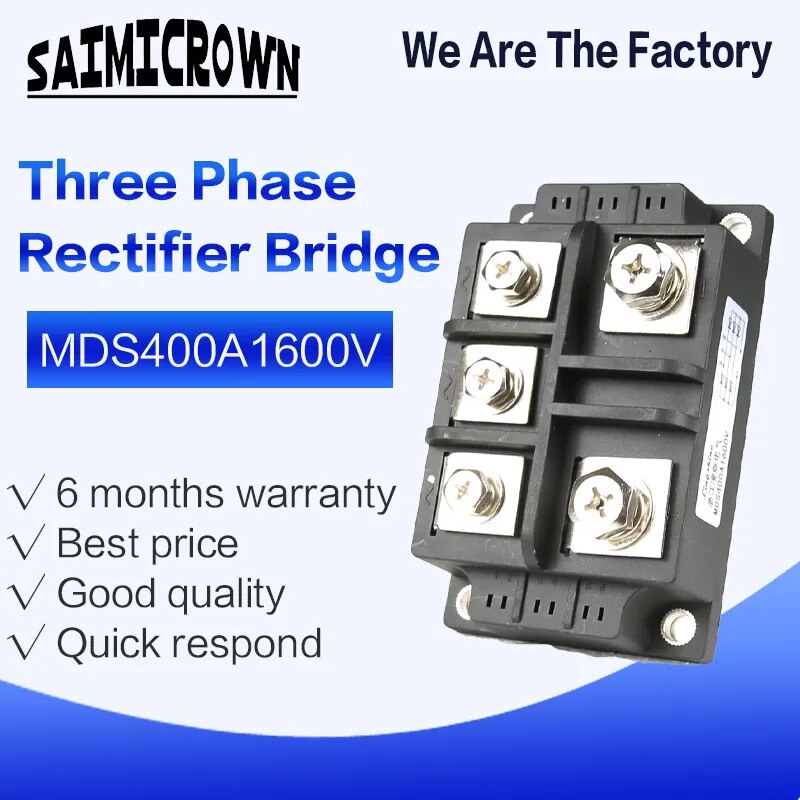 MDS Series Three-Phase Bridge Modules 3-Phase Diode Rectifier MDS400A ...