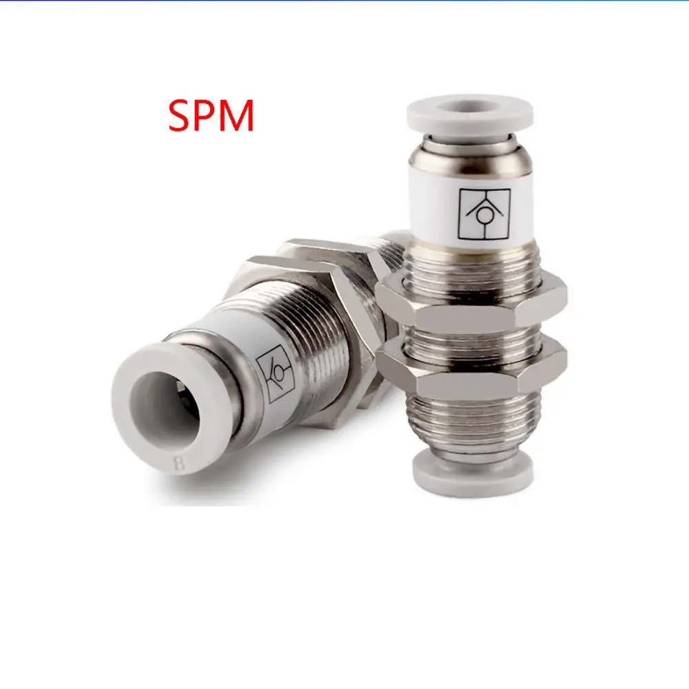 O9ED 1Pcs 4mm 6mm 8mm 10mm 12mm Pneumatic Check Valve SPU/SPV/SPM Push ...