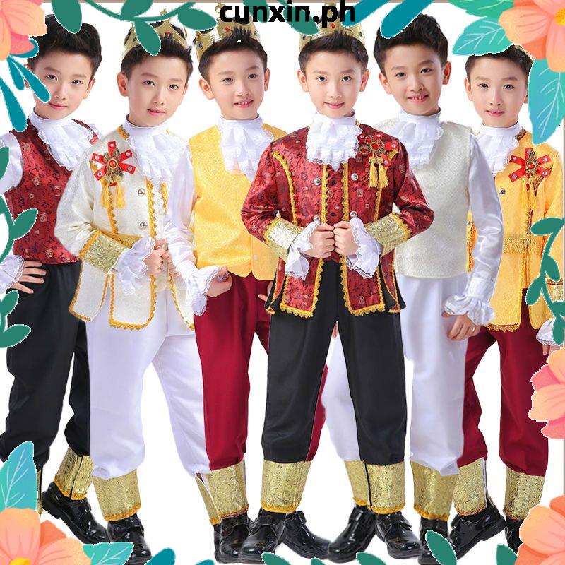 Children's Day Prince Performance Costume Russian Male Court Dress ...
