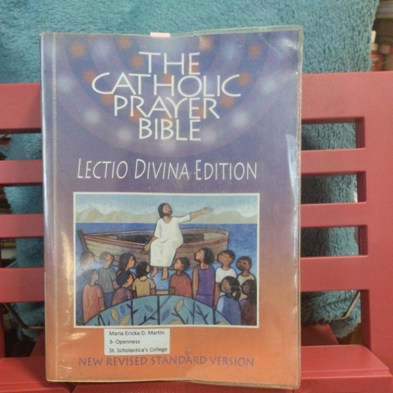 The Catholic Prayer Bible Lectio Divina Education | Shopee Philippines