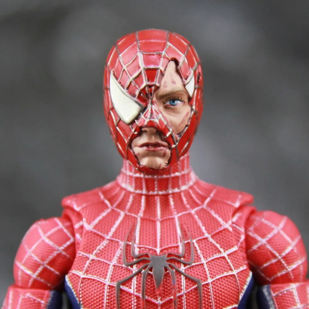 Marvel Legends Spider Man Tobey Battle damaged 6" Action Figure From ...