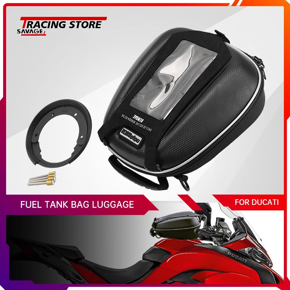 Fuel Tank Bag Luggage For DUCATI Multistrada 950 1200 1260S V2 V4 DVT ...