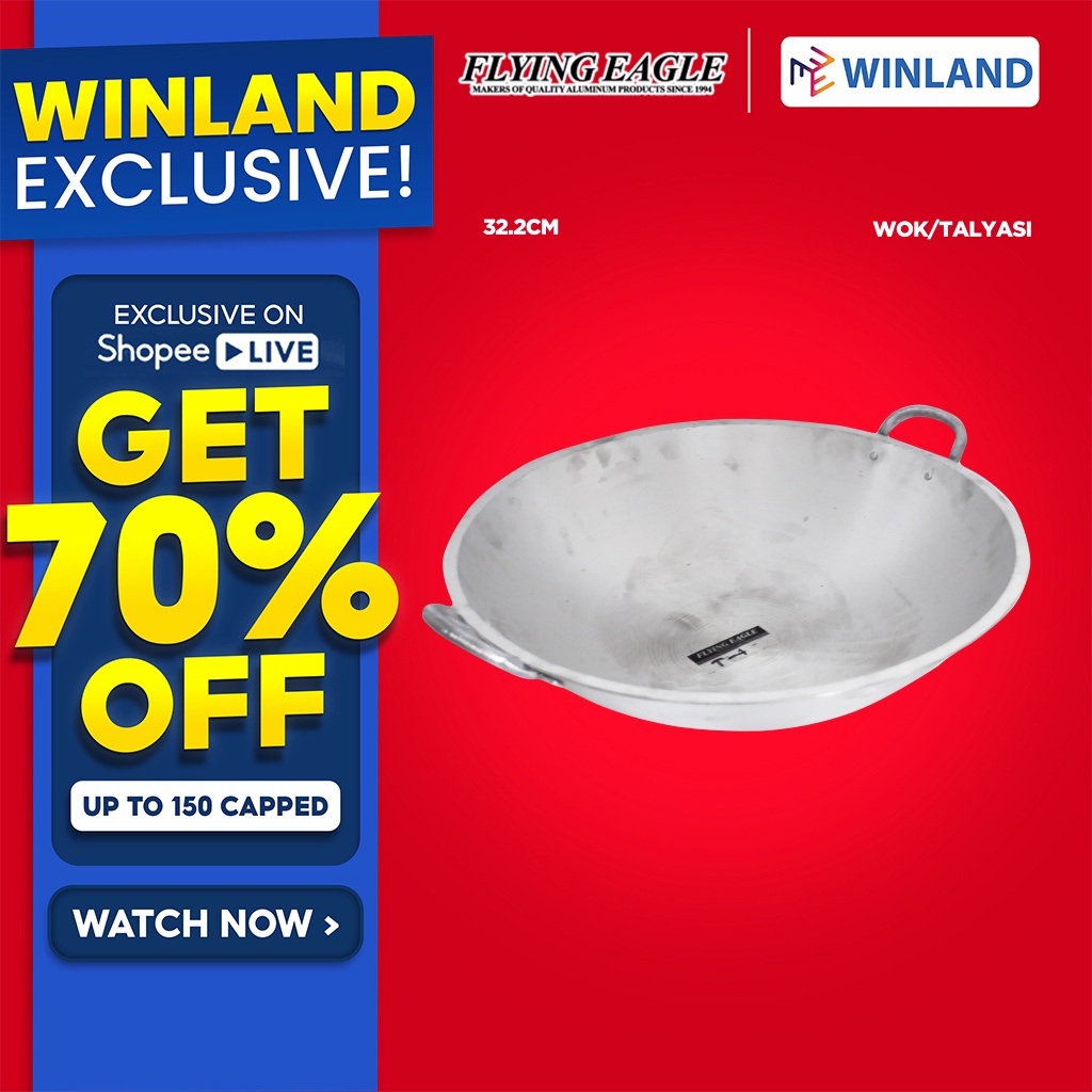 Flying Eagle by Winland by Winland Cookware Wok Talyasi 32.2cm T2 ...