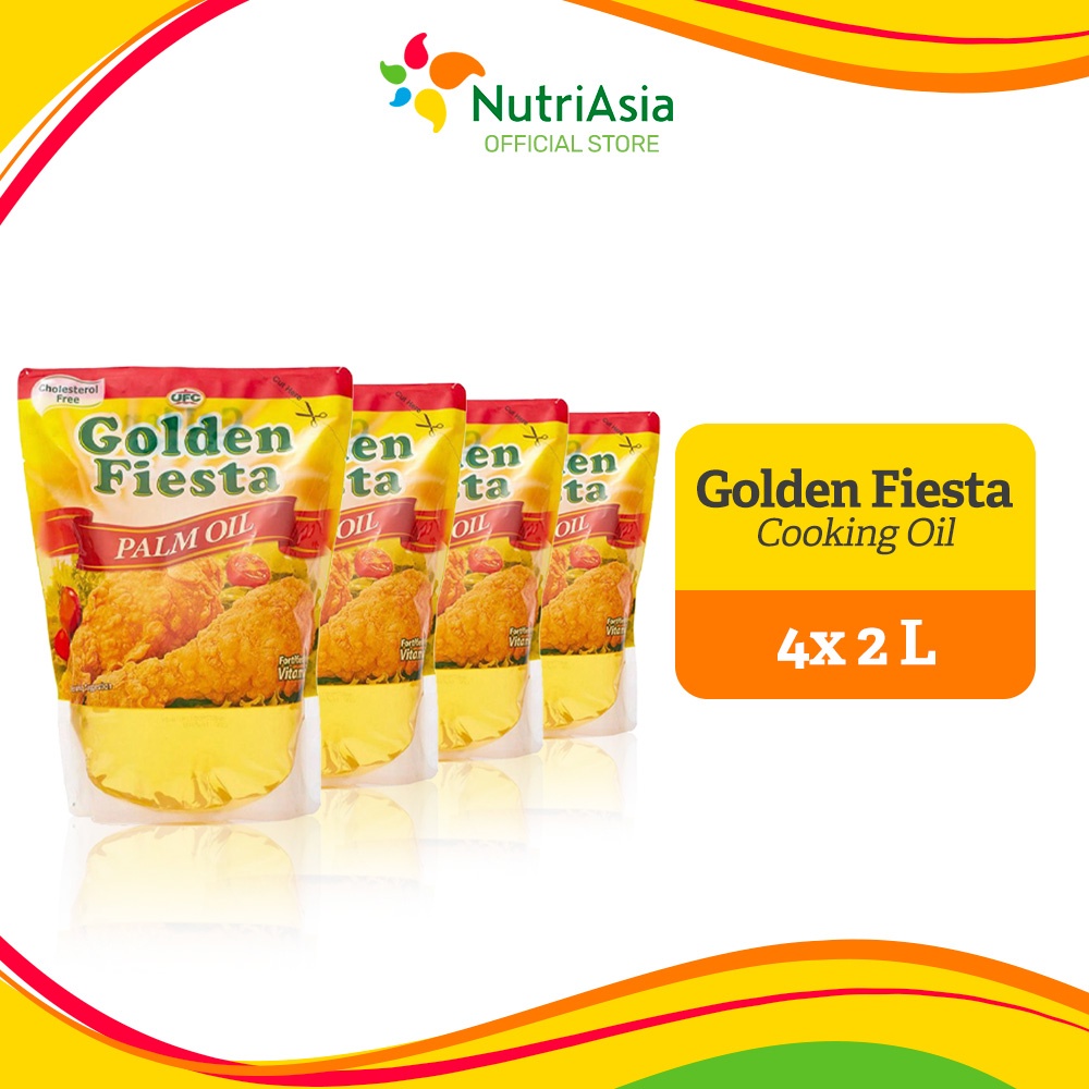 UFC Golden Fiesta Cooking Oil 2L Bundle of 4 | Shopee Philippines