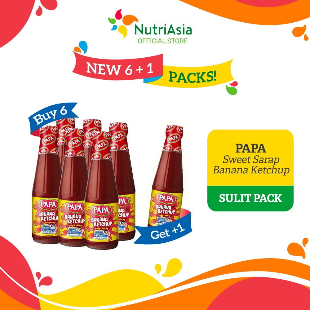 Papa Sweet-Sarap Banana Catsup 320 g 6+1 Sulit Pack | Shopee Philippines