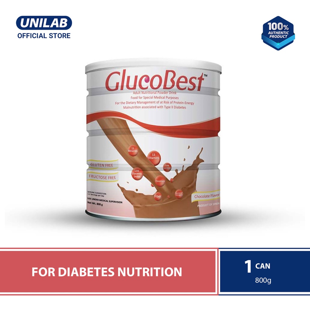 Glucobest GC Chocolate 800g Can | Shopee Philippines