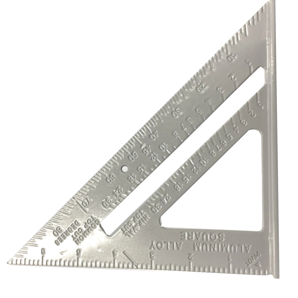 Carpenter's Protractor Aluminum Alloy Speed Square Combination Triangle ...