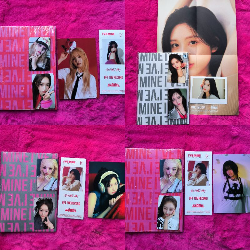 (COMPLETE INCLUSIONS) ONHAND IVE I'VE MINE OFFICIAL ALBUM | Shopee ...