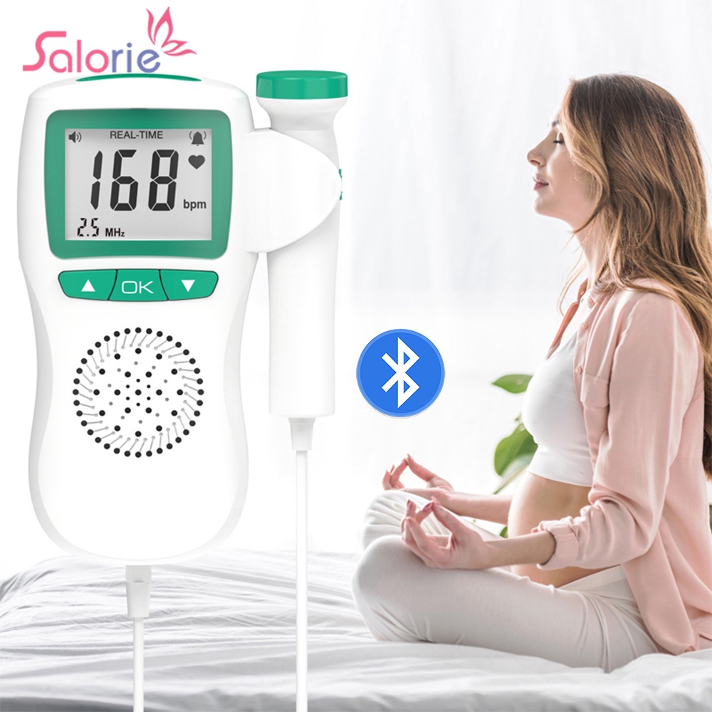 Monitors(2.5MHz Fetal Doppler Upgraded Fetal Home Pregnancy Heart Rate ...