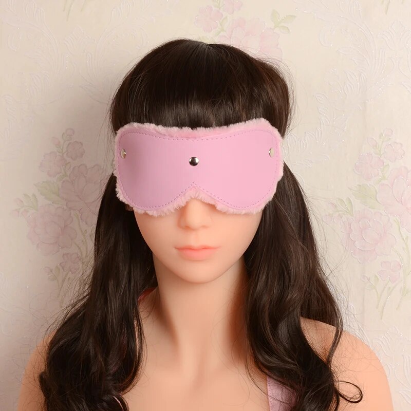 Furry Eye Mask Flirting Blindfold Bdsm Bondage Erotic Toys Lingerie